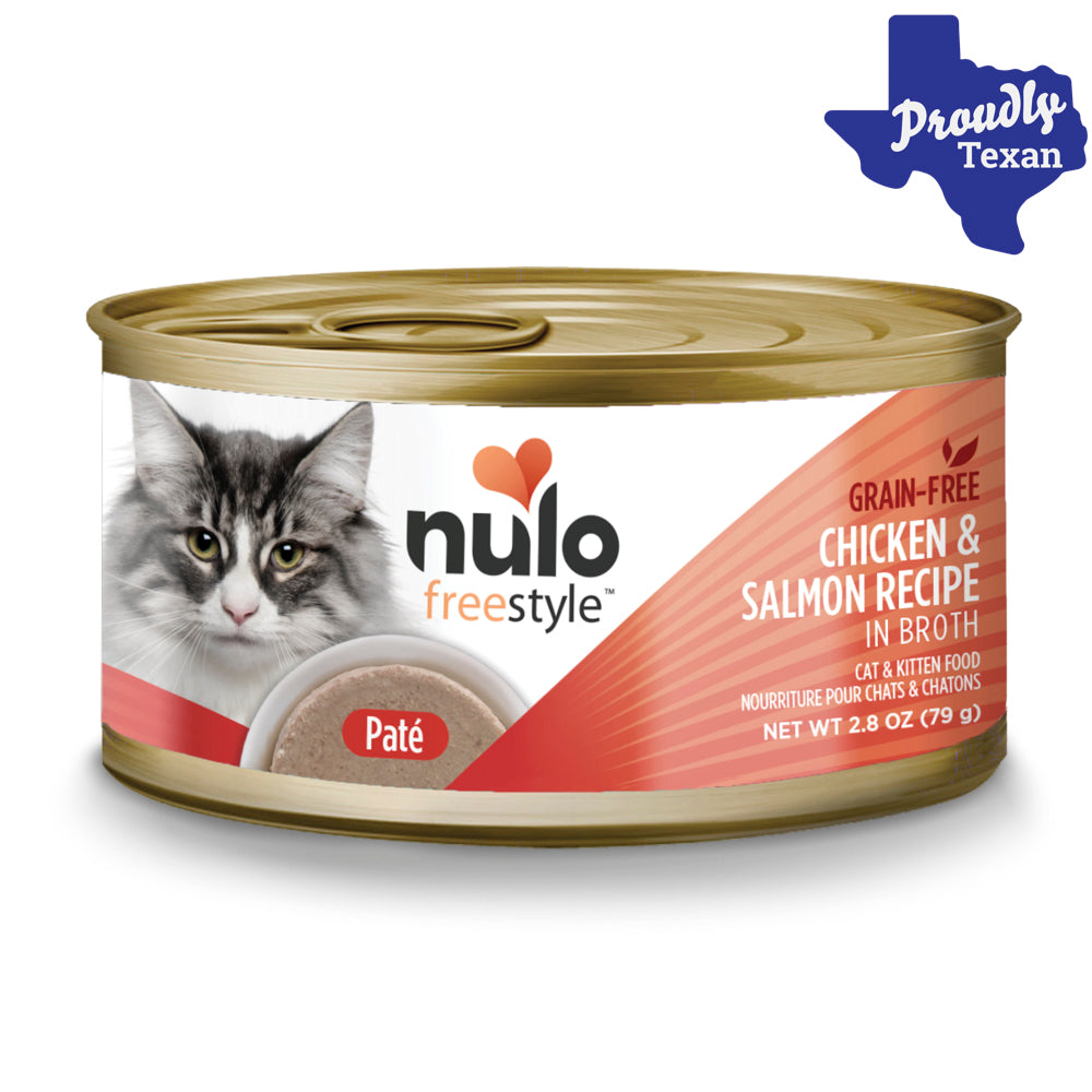 Nulo Freestyle Chicken & Salmon Pate Canned Cat and Kitten Food in ...