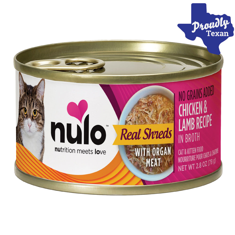 Nulo Shredded Chicken & Lamb with Organ Meats Canned Cat Food in Austin ...