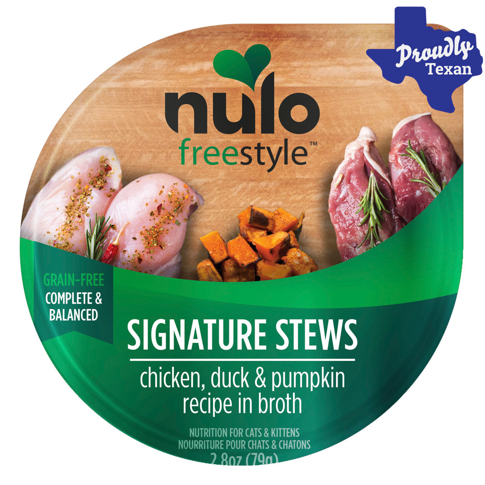 Nulo FreeStyle Chicken, Duck, and Pumpkin Stew Wet Cat Food Cups in ...