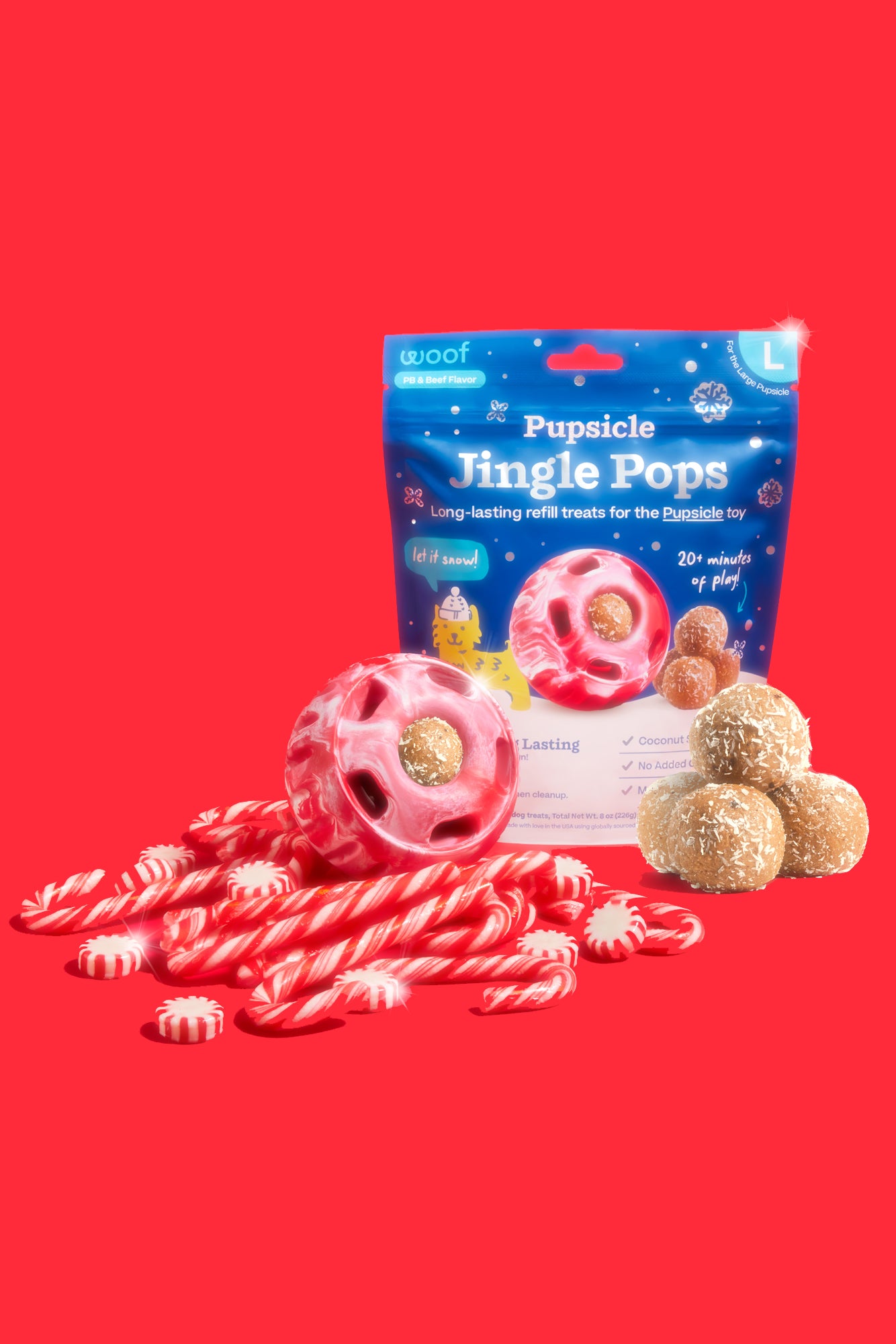 Woof Pupsicle Holiday Jingle Refill Pops in Austin, Texas – Tomlinson's ...