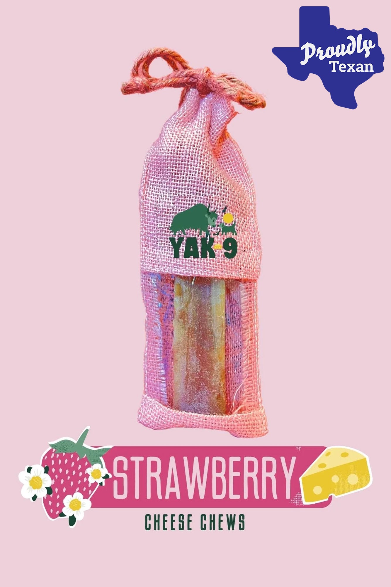 Yak9 Strawberry Yak Chews in Austin, Texas – Tomlinson's Feed