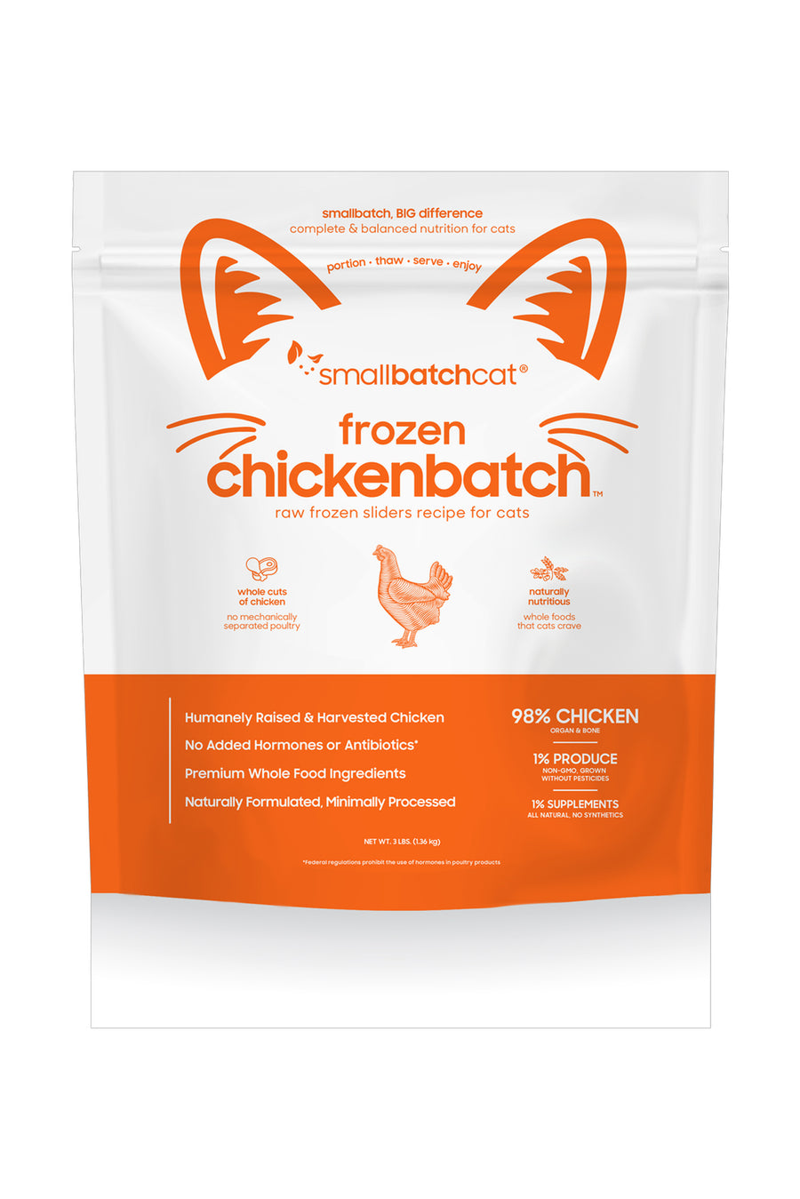Small Batch Chicken Frozen Raw Cat Food in Austin, Texas – Tomlinson's Feed