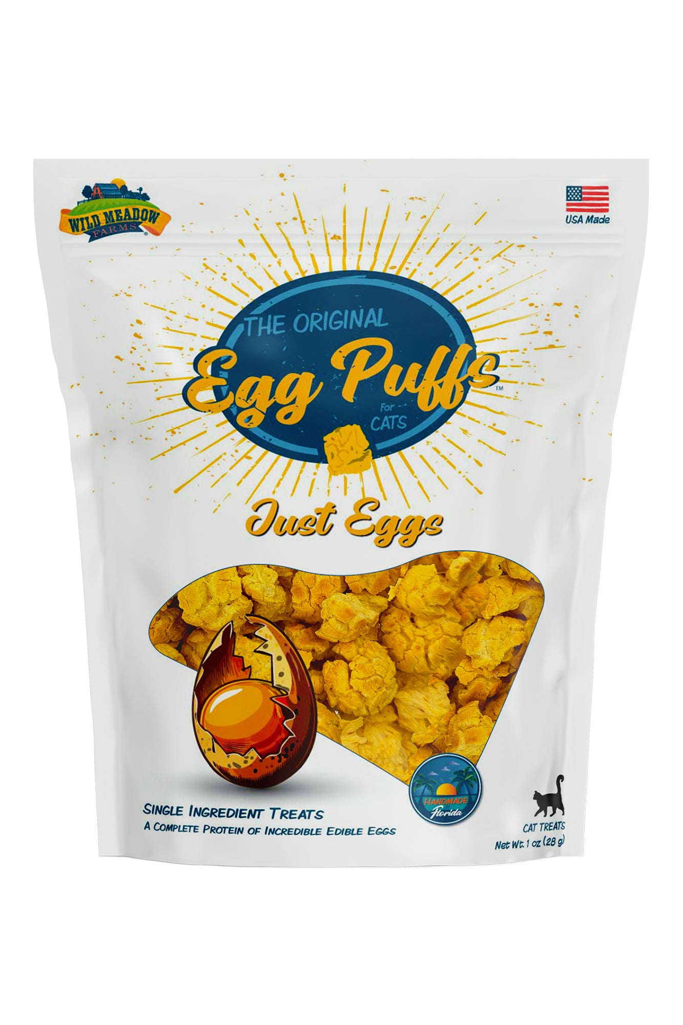 Wild Meadow Farms Just Egg Puffs Cat Treats in Austin, Texas ...