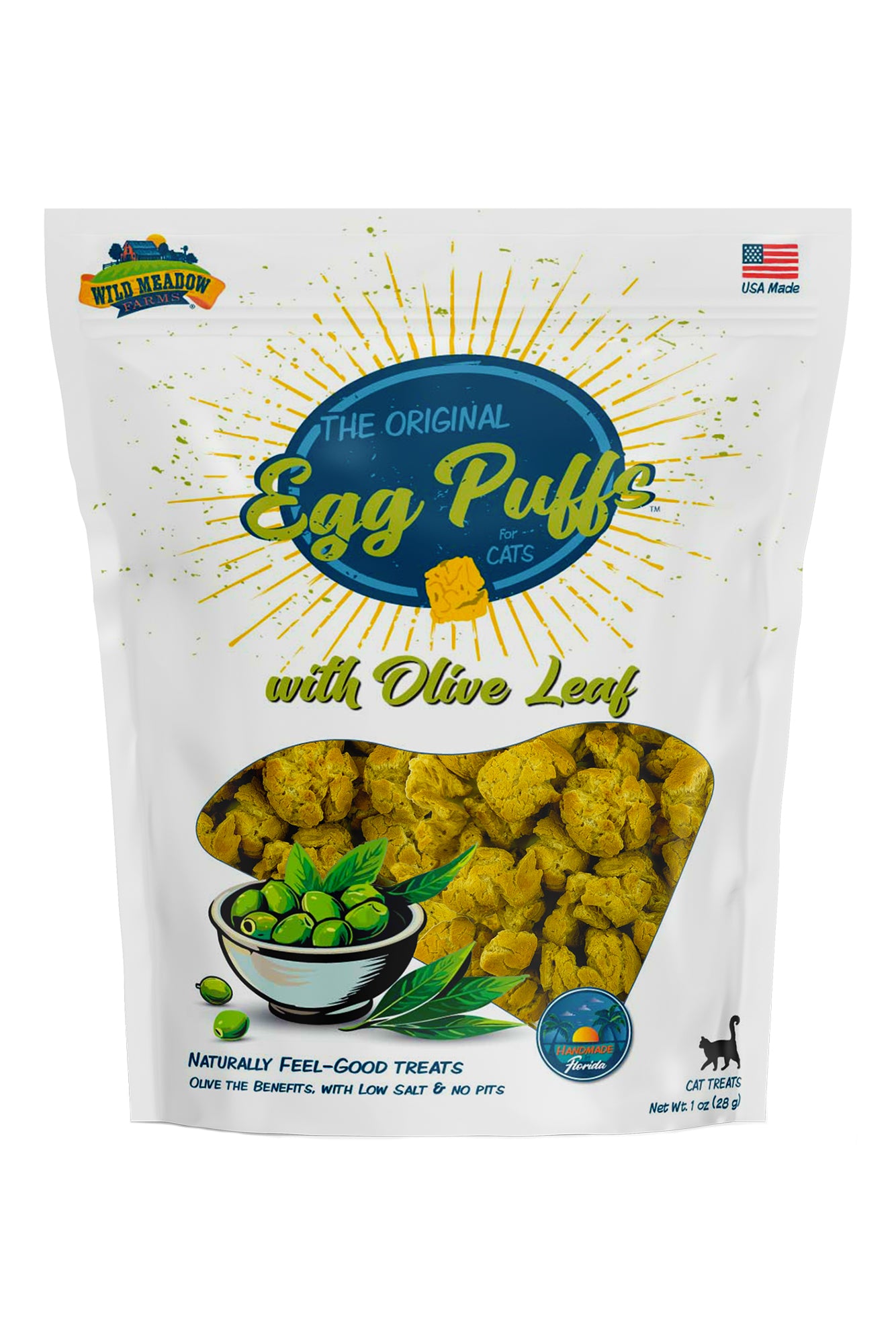 Wild Meadow Farms Olive Leaf Egg Puffs Cat Treats in Austin, Texas ...