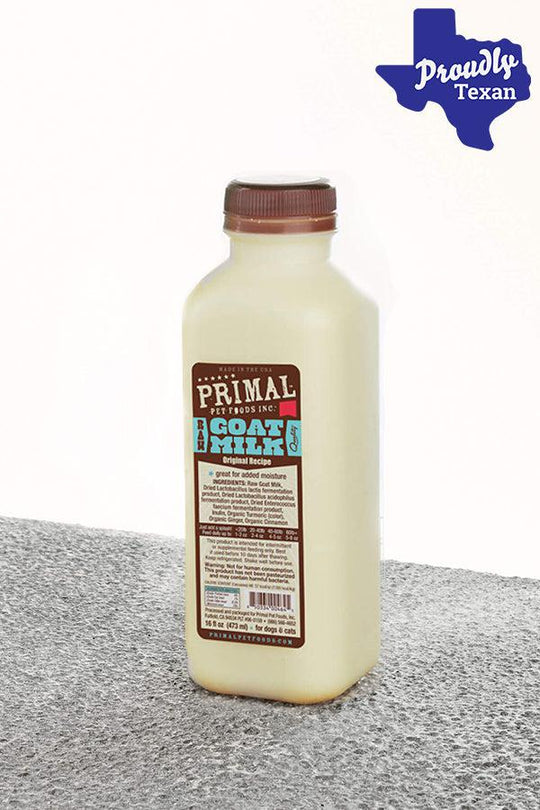 Primal Raw Goat's Milk Frozen Supplement for Pets, 16 oz in Austin, TX ...