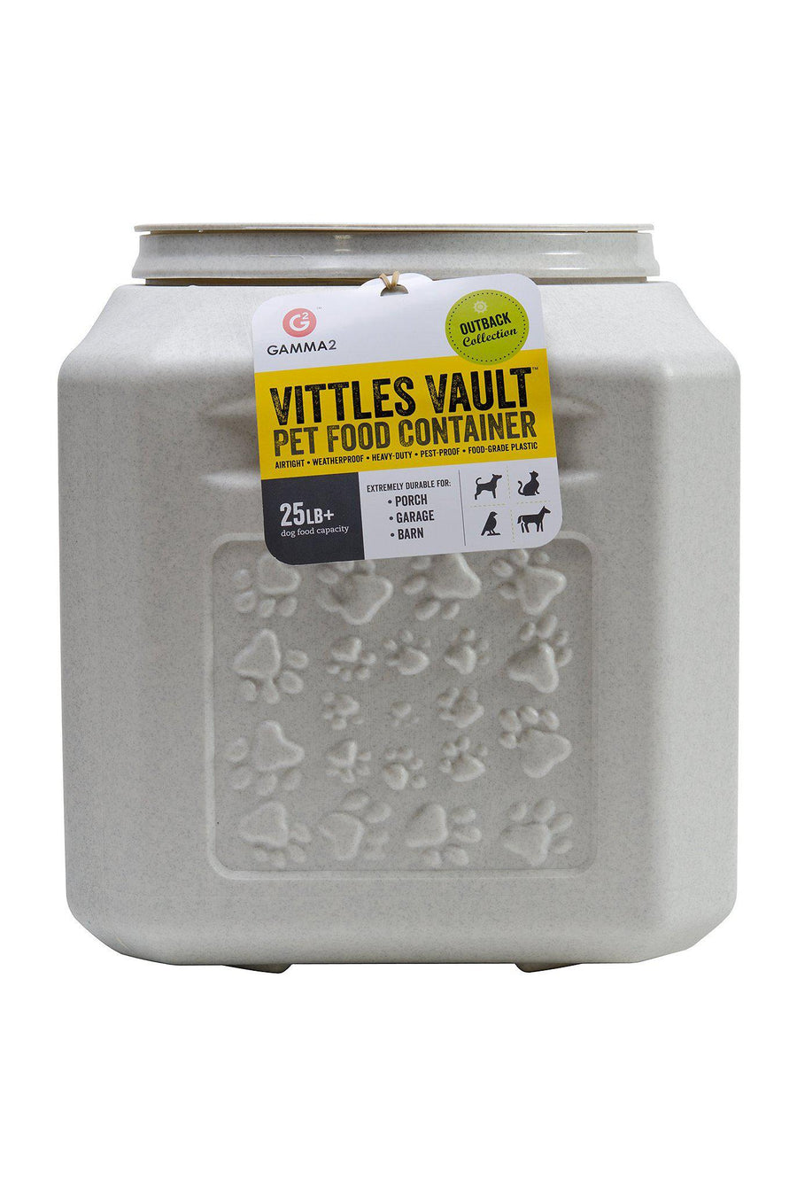 Vittle Vault Pet Food Container, 25 lb + | Tomlinson's Feed